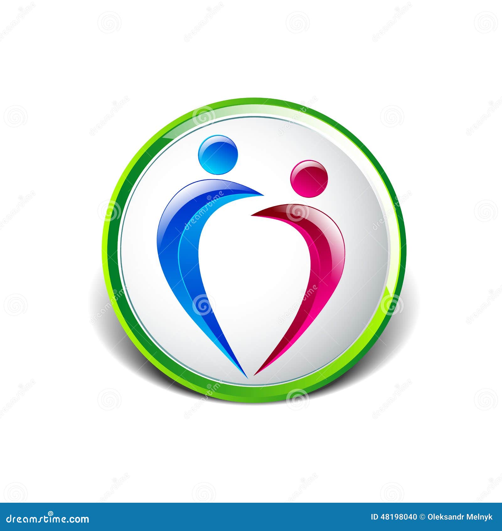 Abstract Human Figures Vector Logo Template Stock Vector - Illustration ...