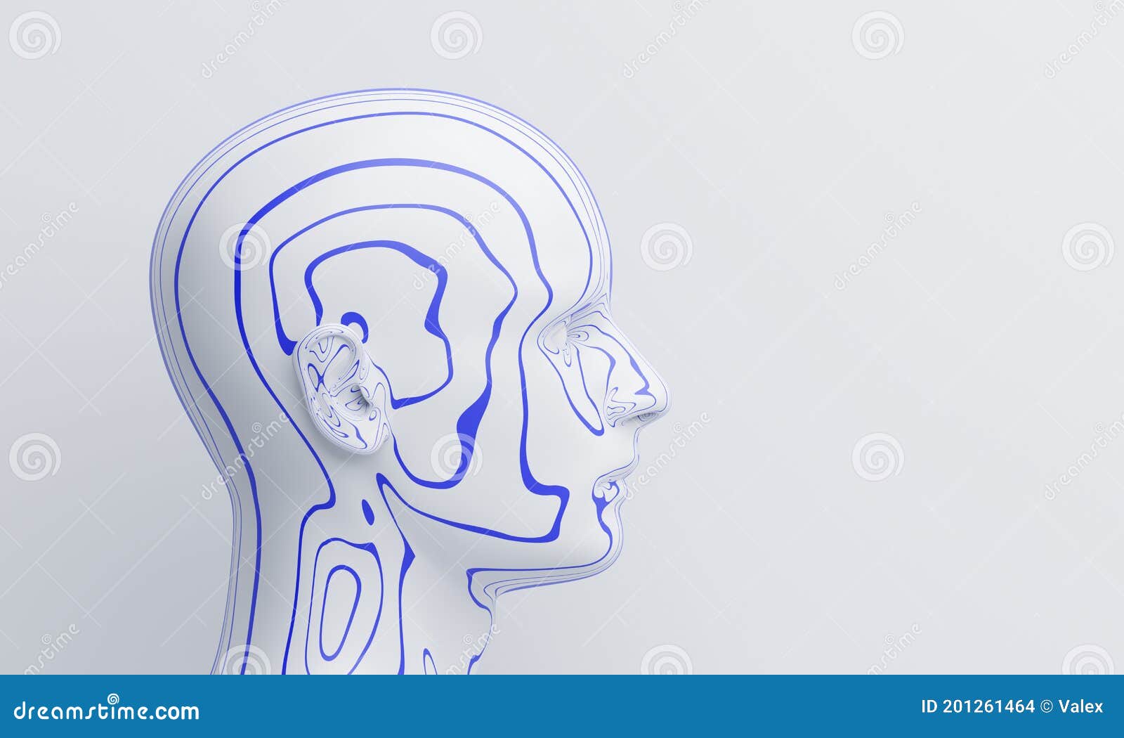 Abstract Human Head stock illustration. Illustration of tech - 201261464