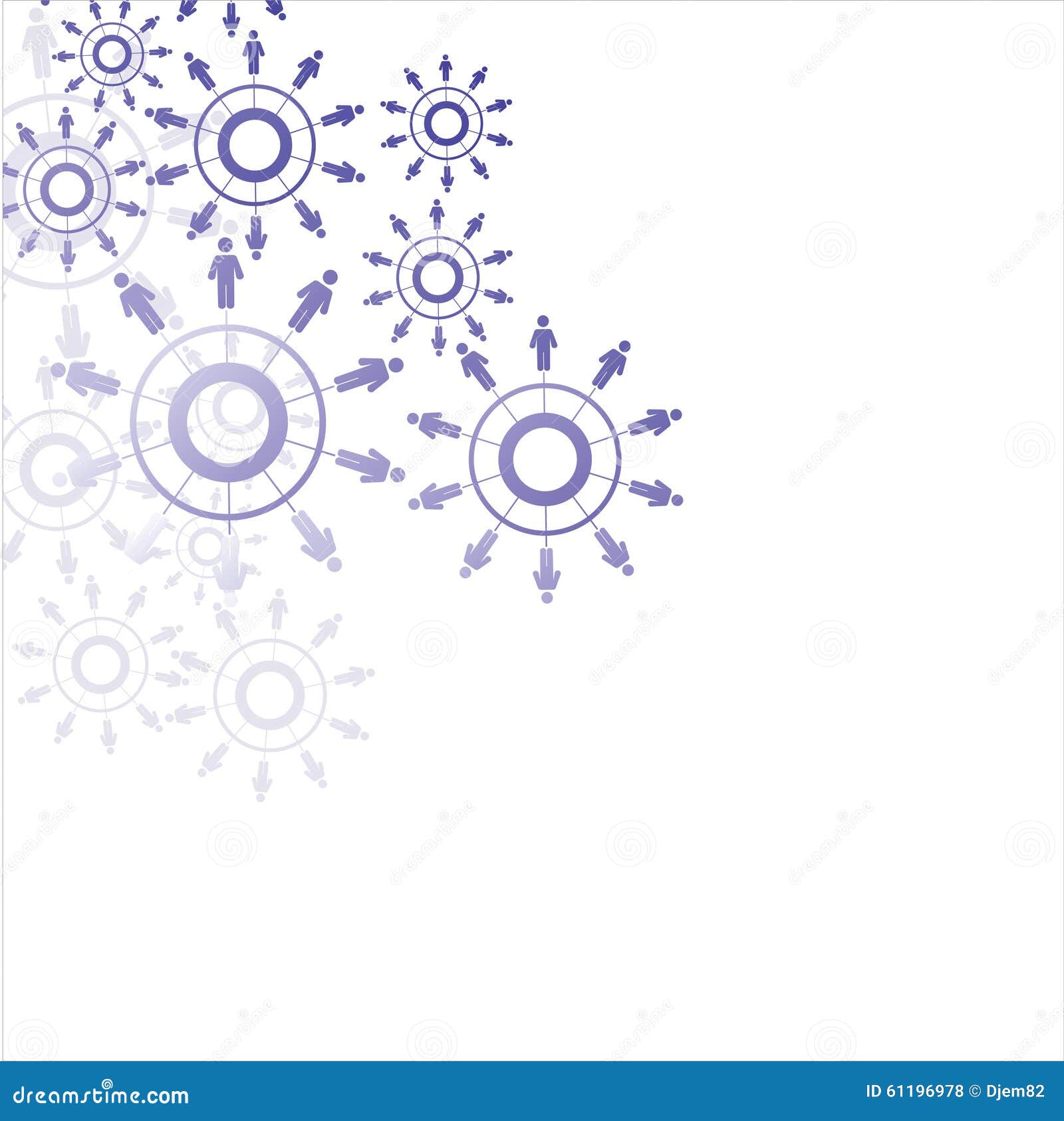 Abstract human interaction stock vector. Illustration of human - 61196978