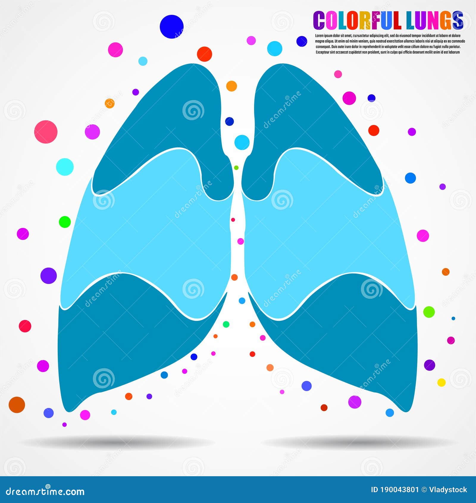 Abstract Human Lung for Your Design Stock Vector - Illustration of lung ...