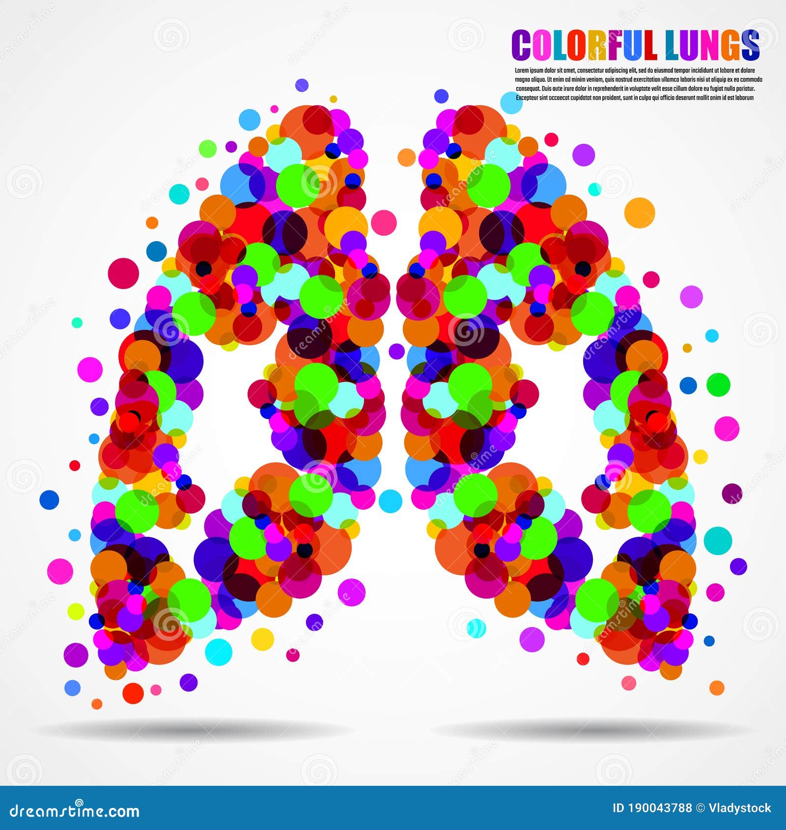 Lungs With Colorful Logo Vector, Health Lungs Logo Designs Template ...