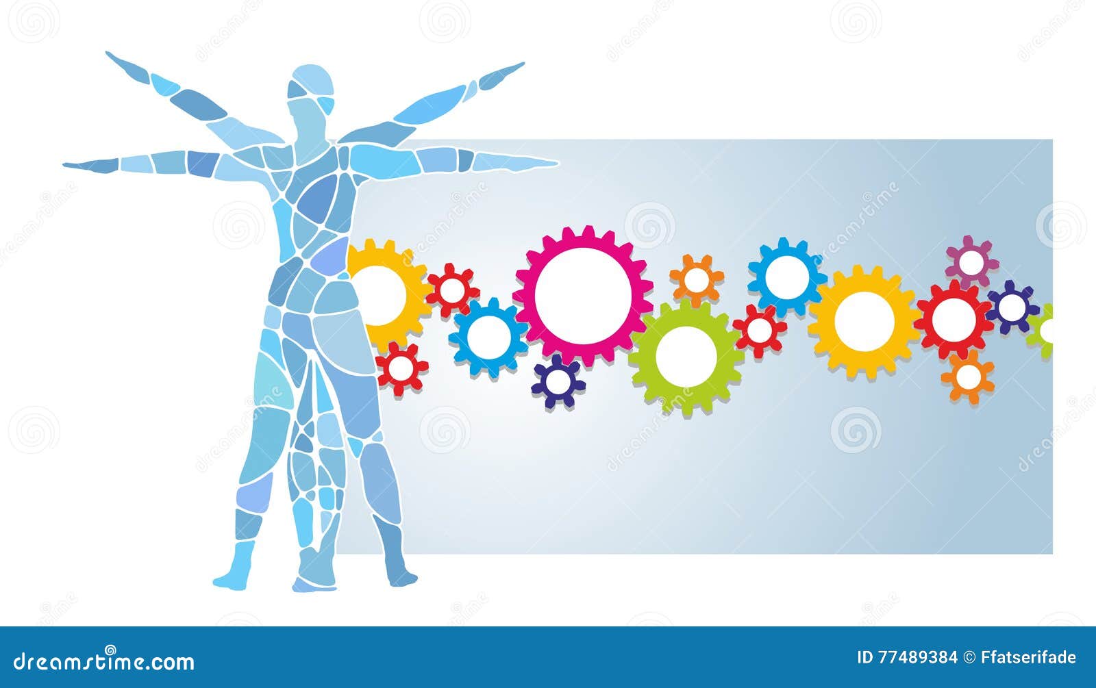 Abstract human proportions stock illustration. Illustration of energy ...