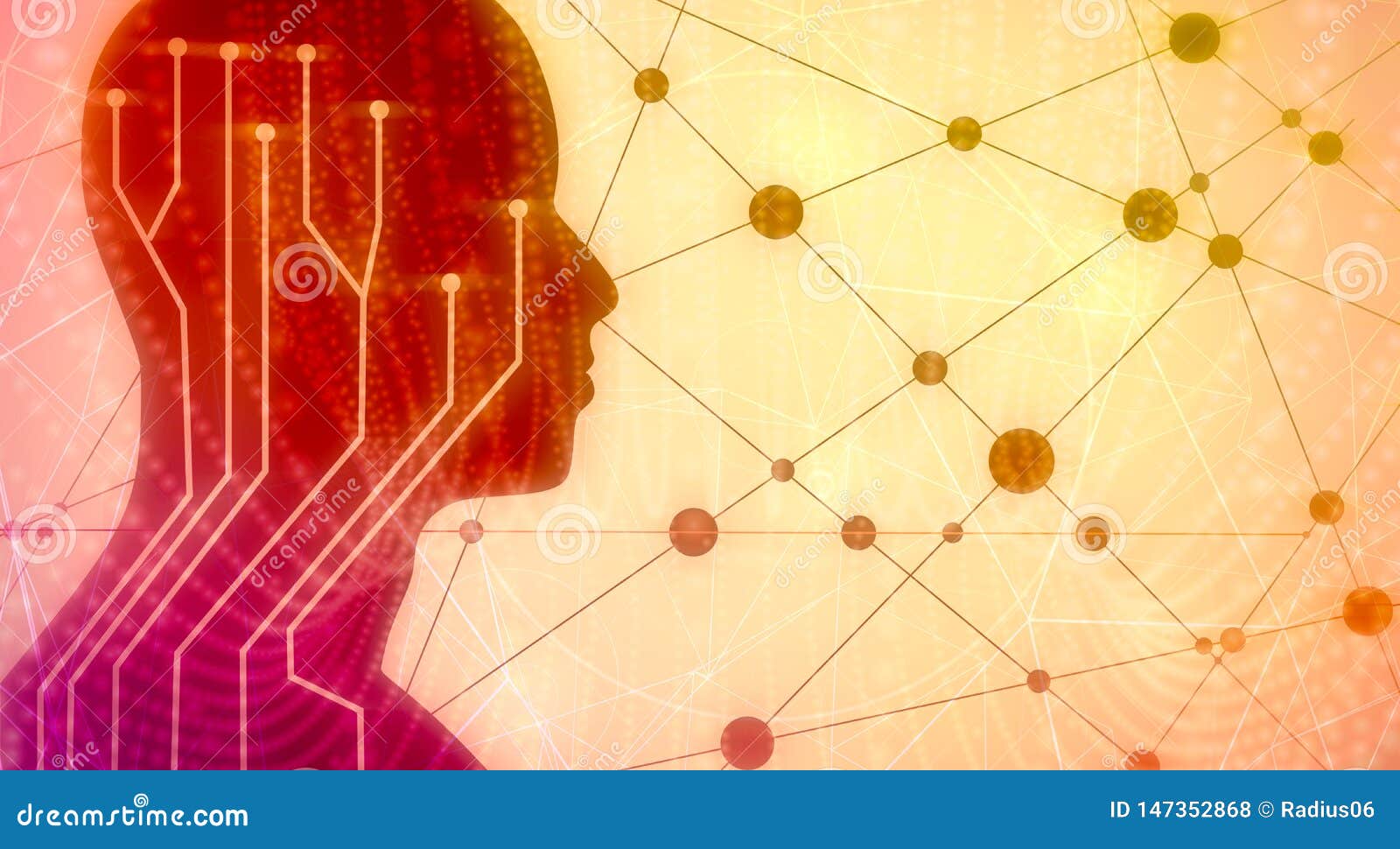 Abstract humanoid robot stock illustration. Illustration of business ...