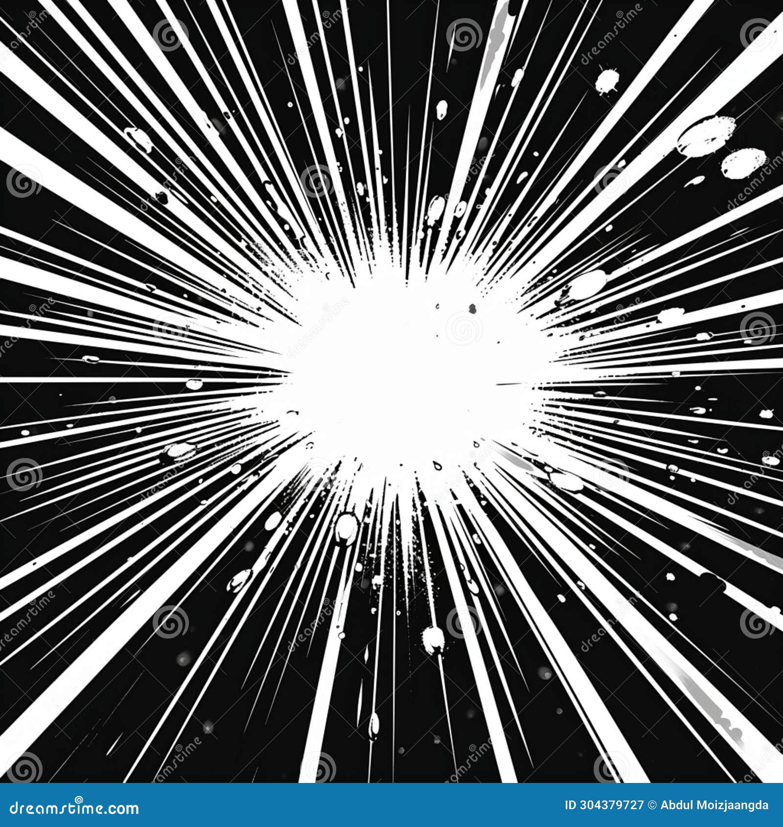 Abstract Humor Black Comic Zoom Creates a Visually Striking Impact ...