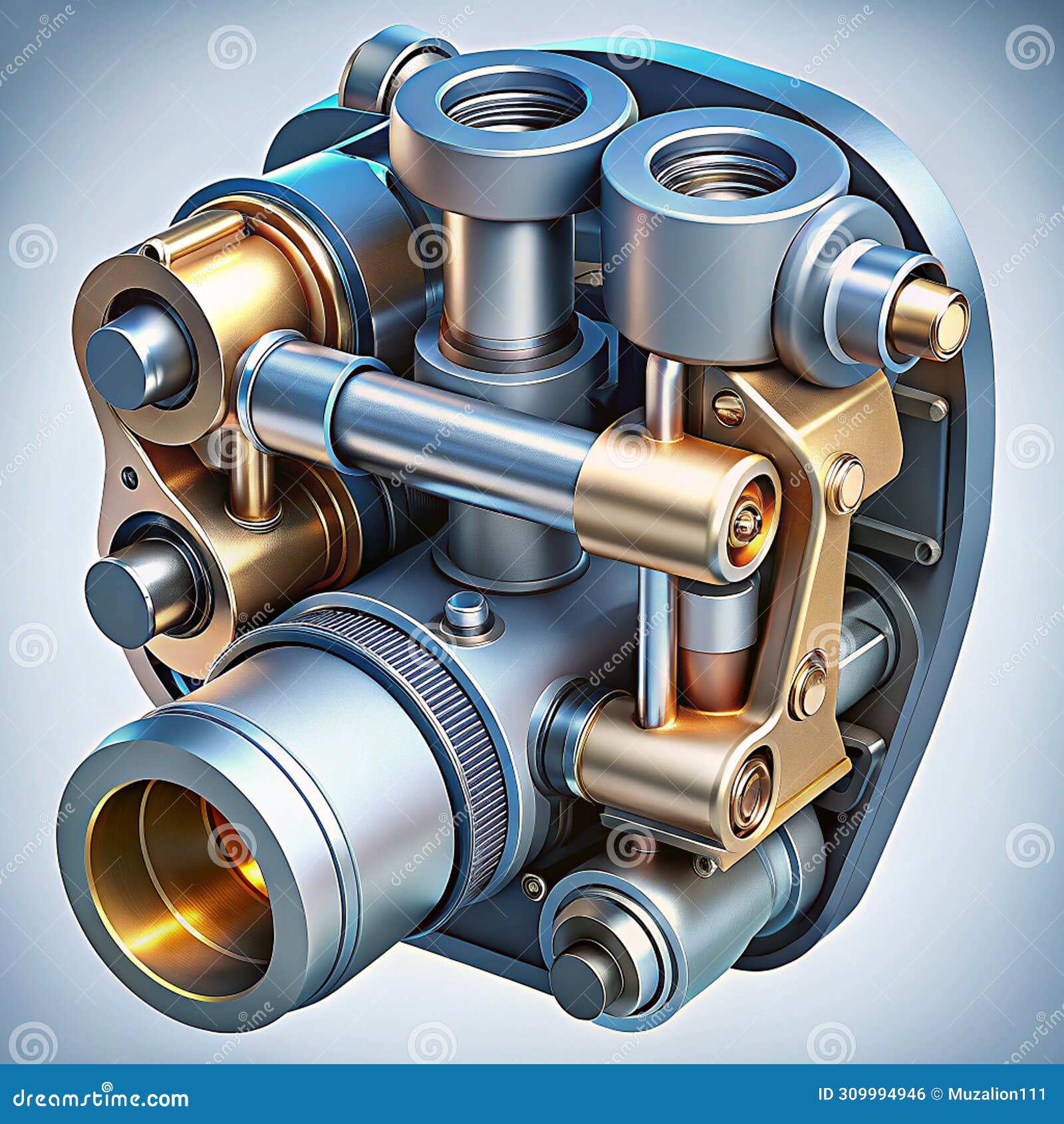 Abstract hydrogen engines. stock photo. Image of green - 309994946