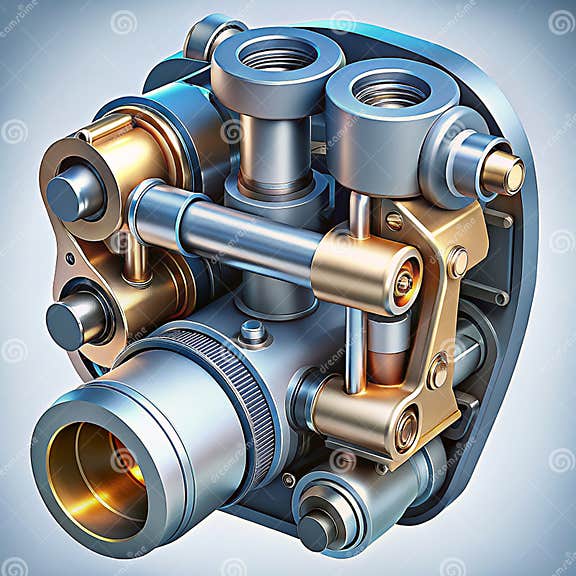 Abstract hydrogen engines. stock photo. Image of green - 309994946