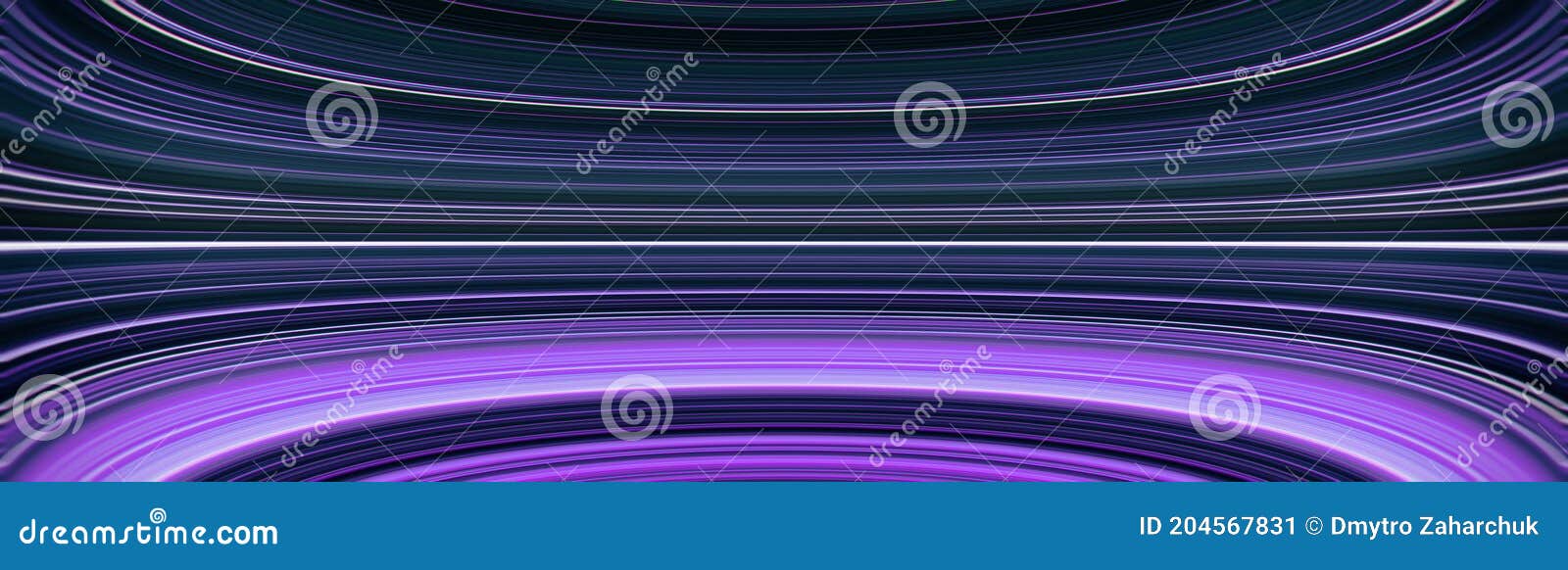 Abstract Hyper Spatial Background. Varied Rainbow Color Stock ...