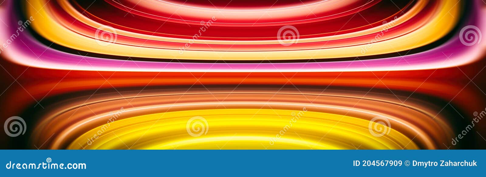Abstract Hyper Spatial Background. Varied Rainbow Color Stock ...