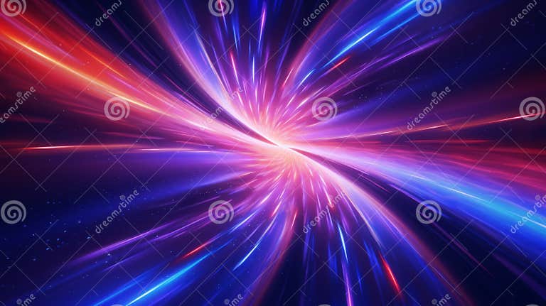Abstract Hyper Zoom Vortex with Cosmic Phenomena Stock Illustration ...