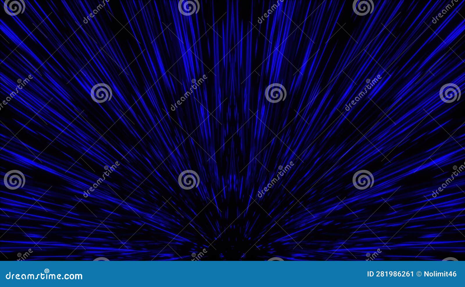 Hyperspace Background. Vibrant Star Warp, Hyper Jump Or Light Speed ...