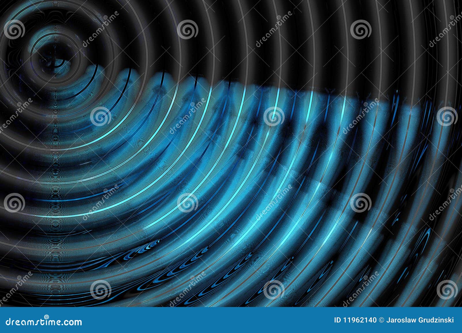 Abstract Hypnotic Background Stock Illustration - Illustration of blue ...