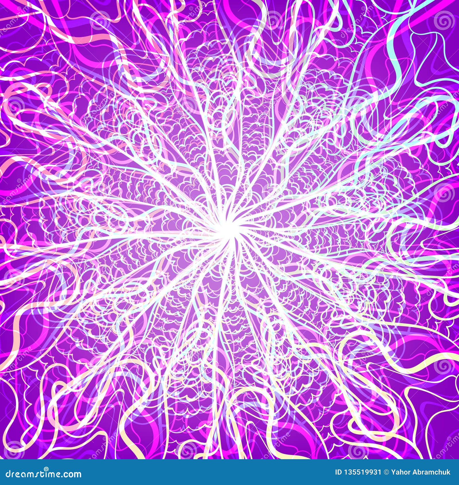 Abstract Hypnotizing Picture, Current Stock Vector - Illustration of ...