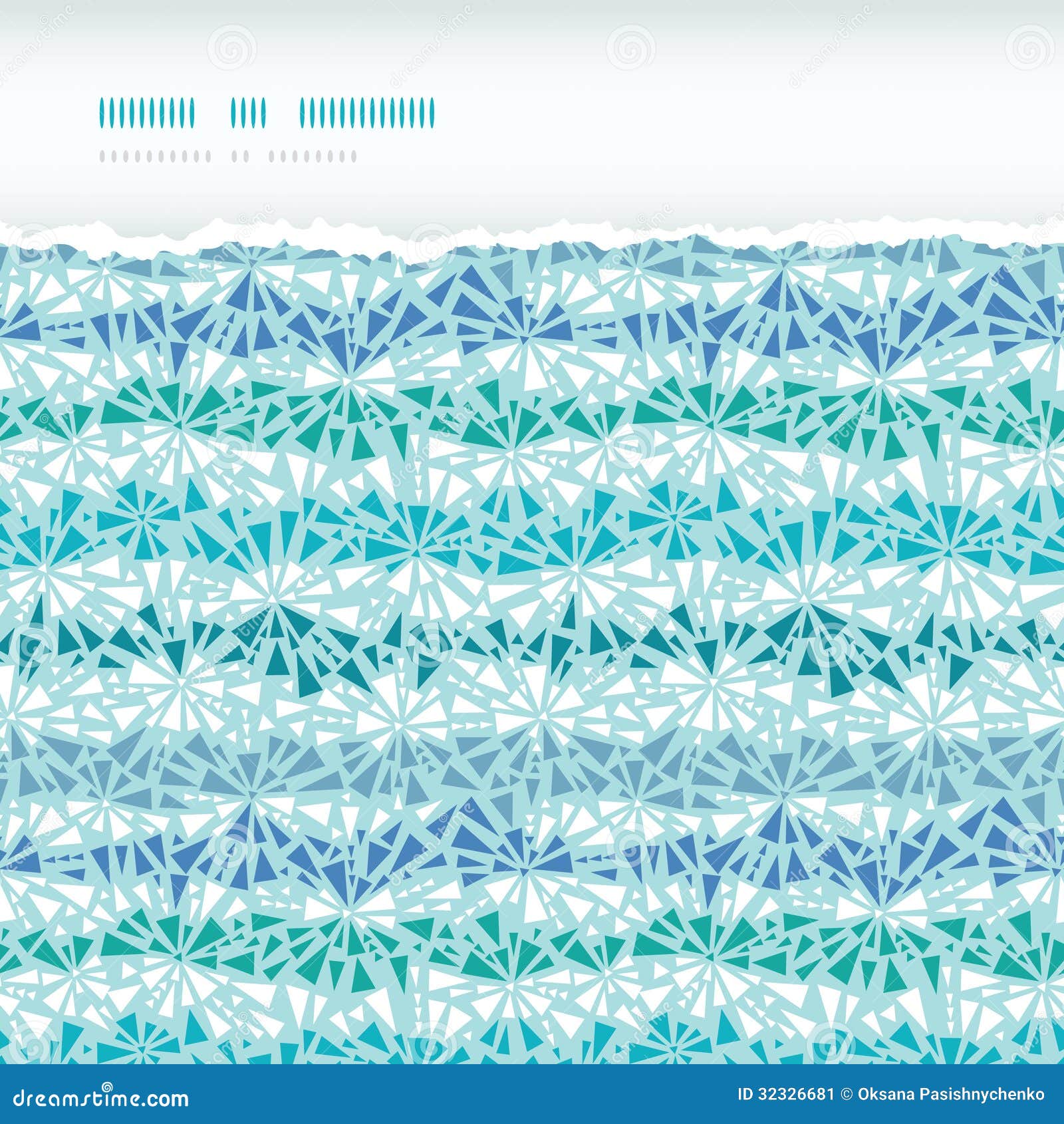 Horizontal Torn Paper Edge. Realistic Vector Torn Paper With Ripped ...