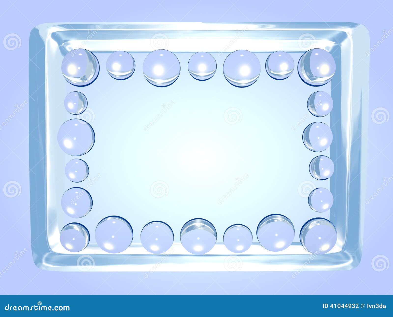 Abstract ice frame stock illustration. Illustration of ball - 41044932