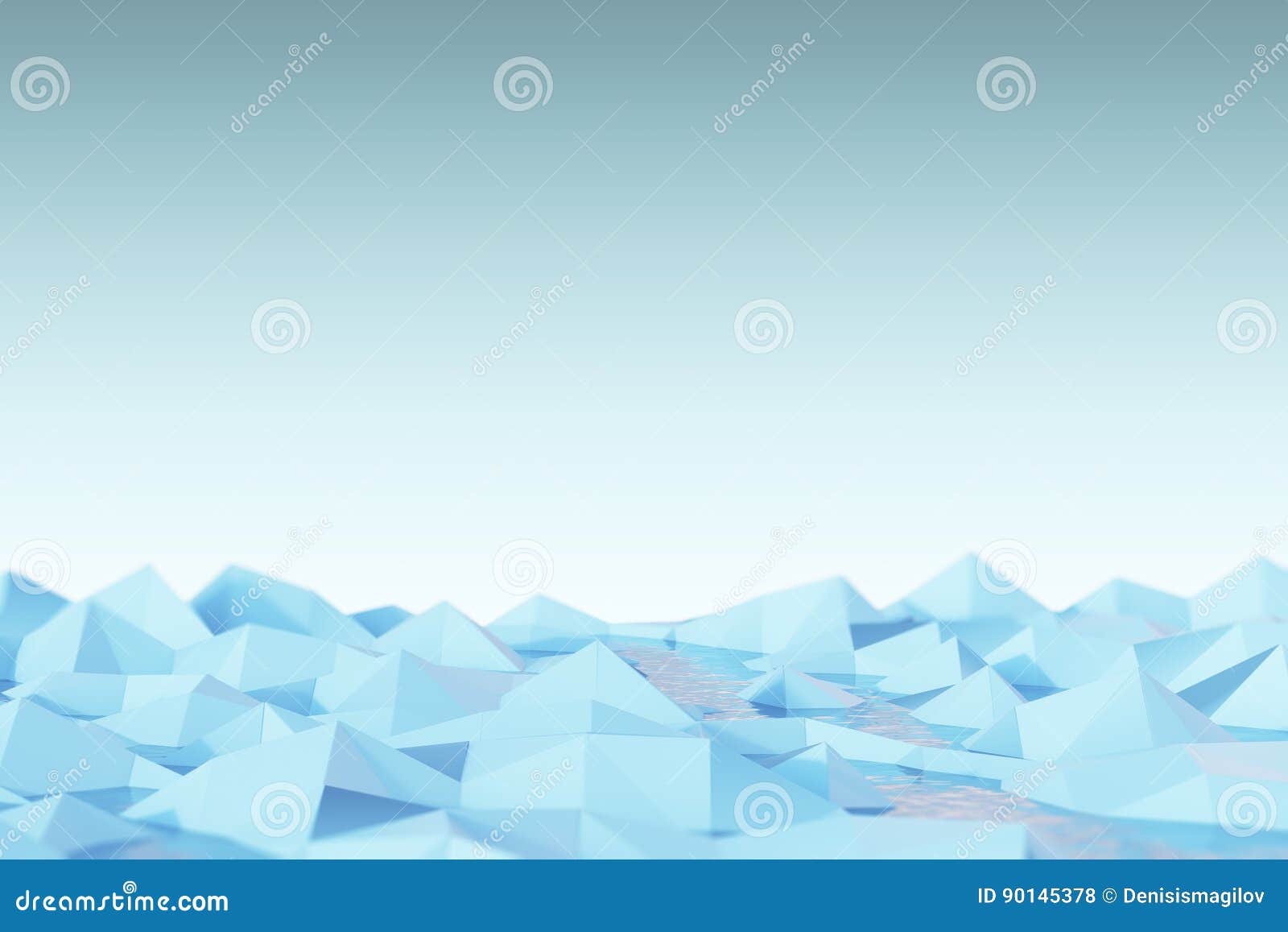 Abstract ice, light blue stock illustration. Illustration of nature ...