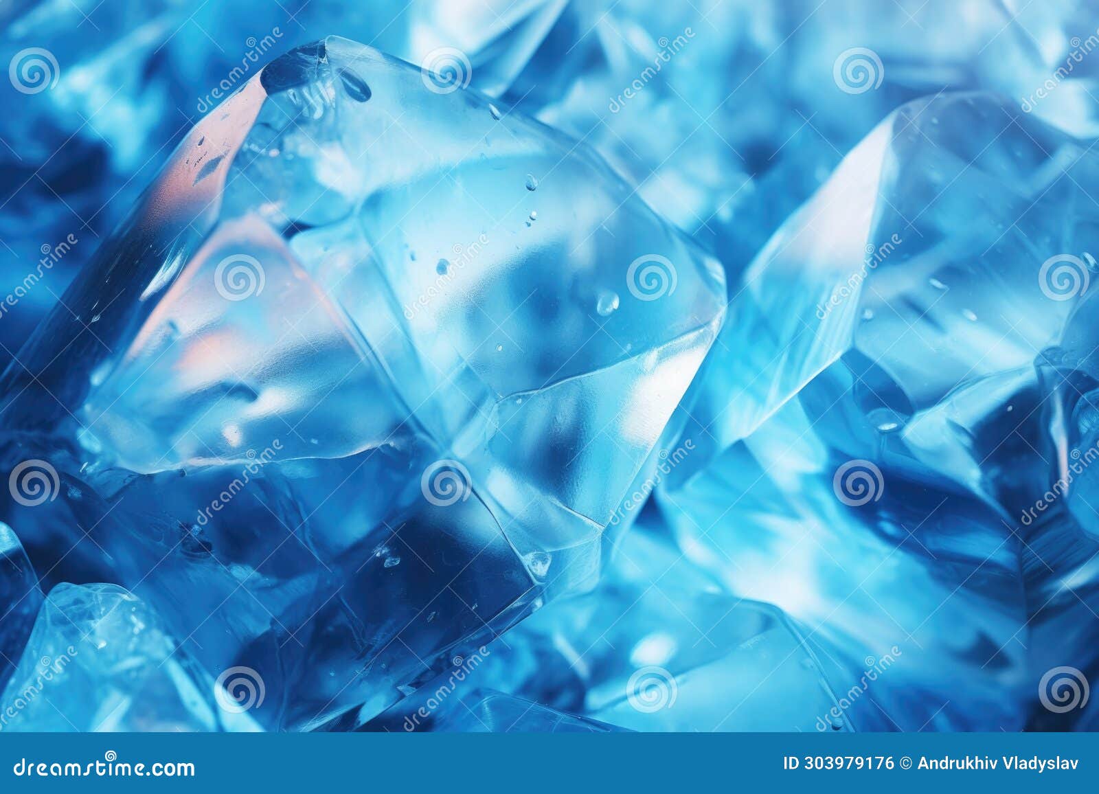 Abstract Ice Shapes Background, Abstract Illustration Stock ...