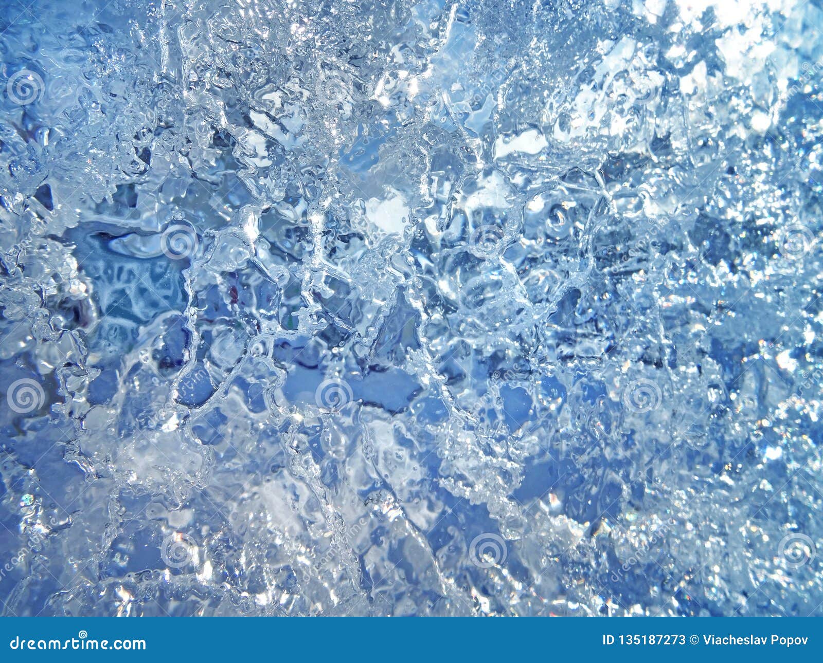 Blue ice texture stock image. Image of crystal, freeze - 135187273