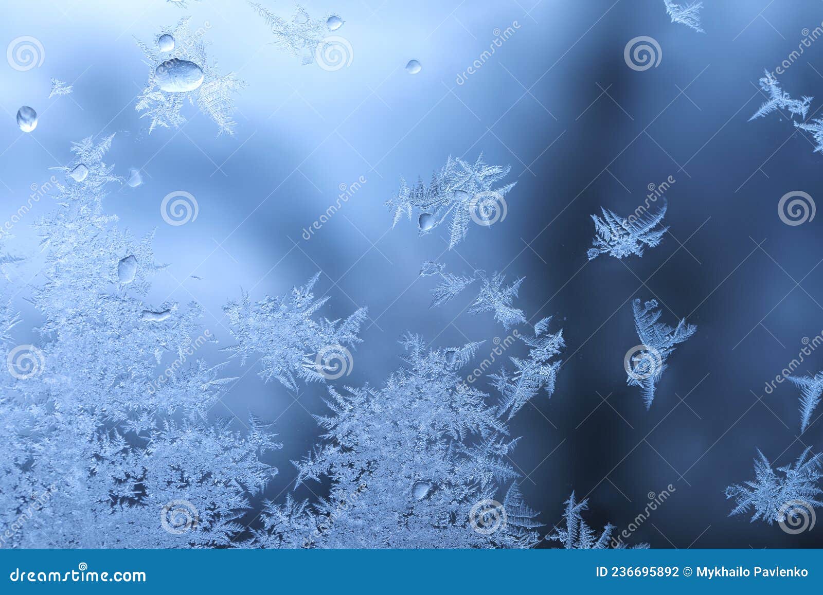 Abstract Ice Texture on Glass. Natural Background Stock Photo - Image ...