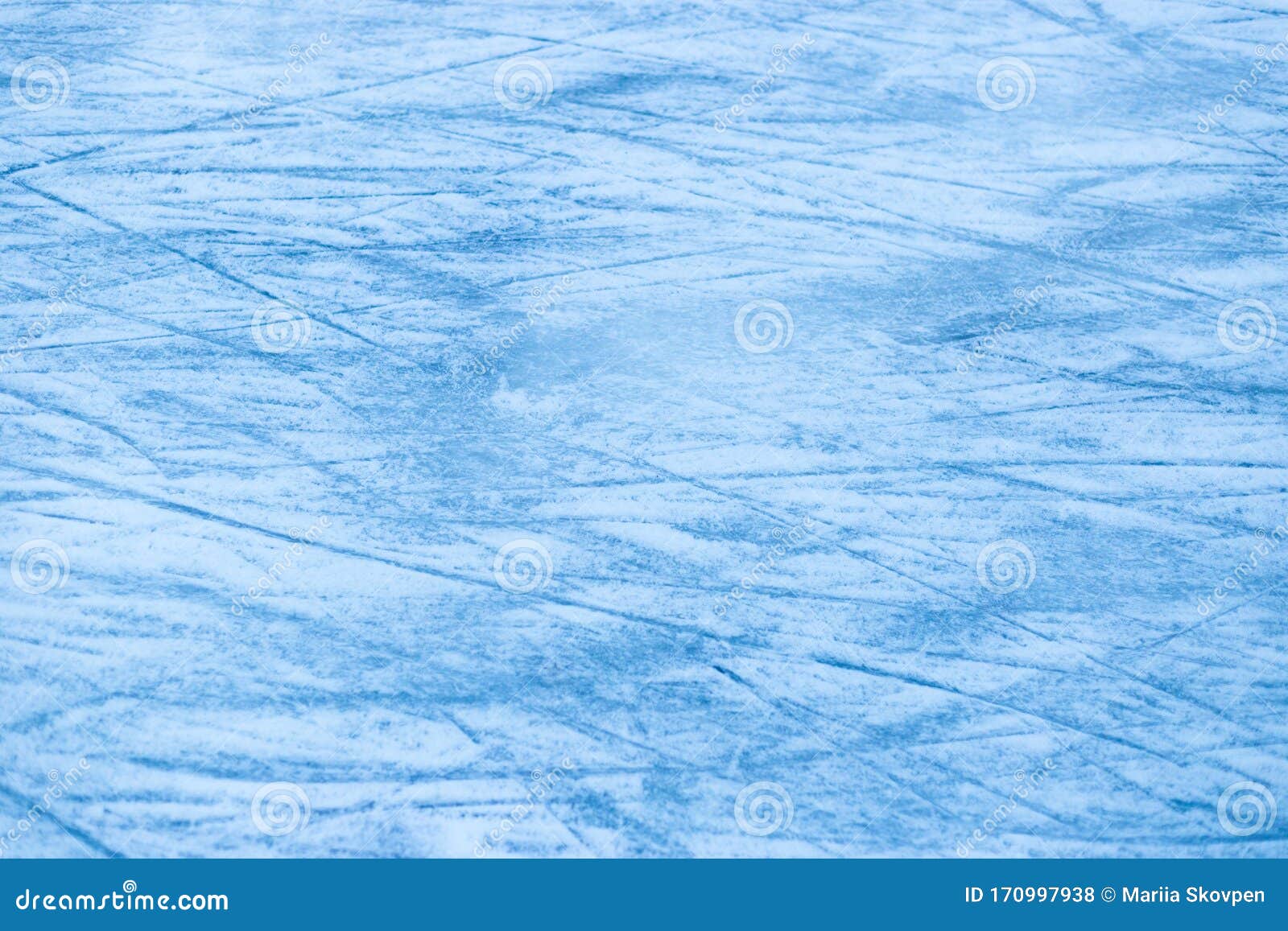 Abstract Ice Texture. Nature Blue Background. Traces of Blades of ...
