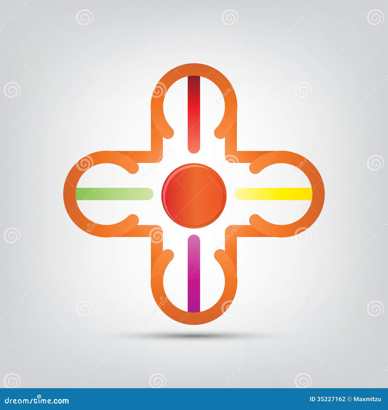 Abstract Icon stock vector. Illustration of futuristic - 35227162