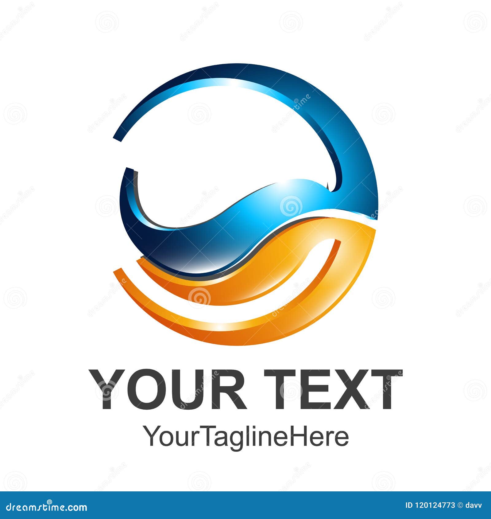 Abstract Icon 3d Glossy Shape Geometry Logo, Design Vector Illus Stock ...