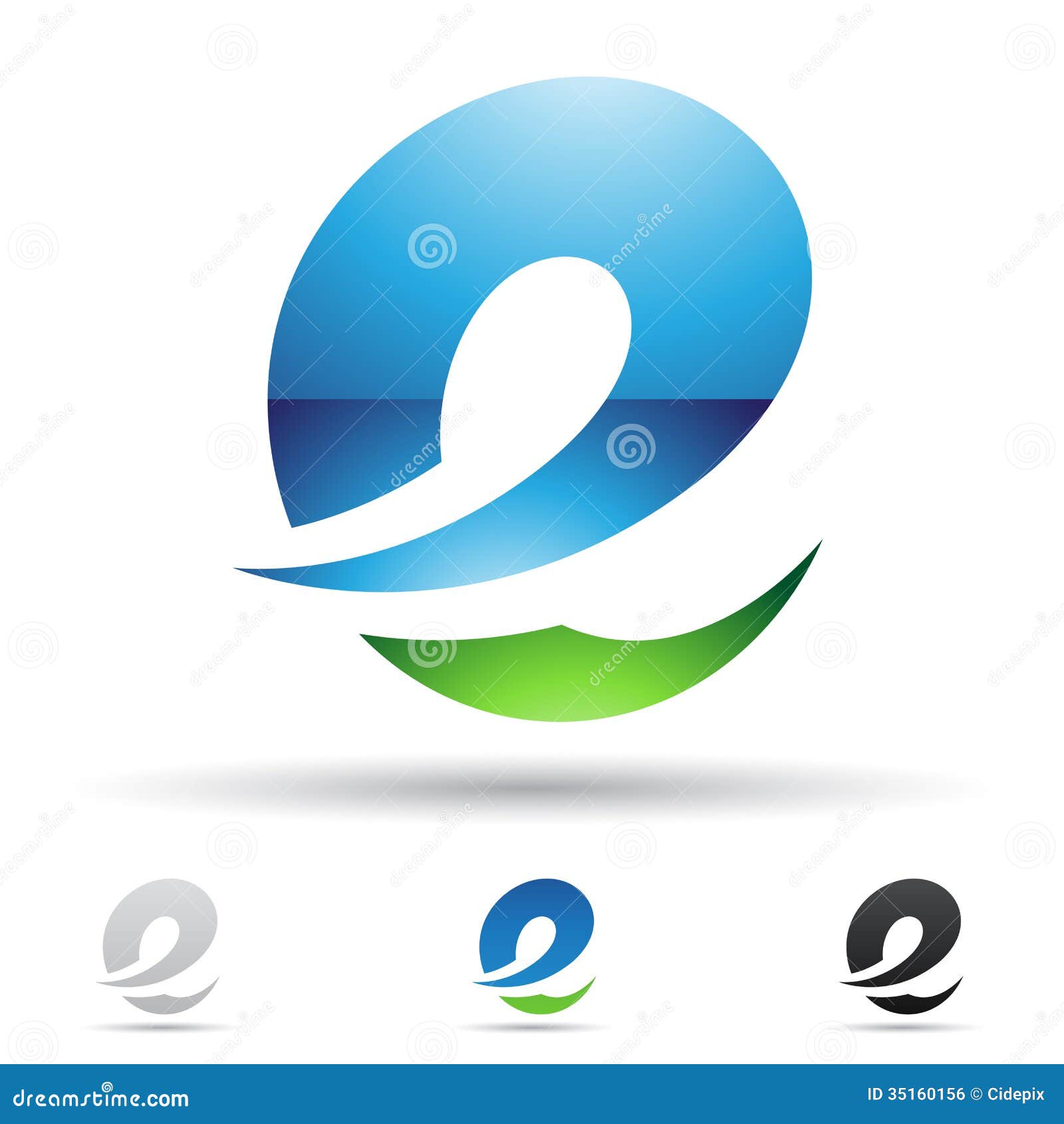 Abstract icon for letter E stock vector. Illustration of collection ...