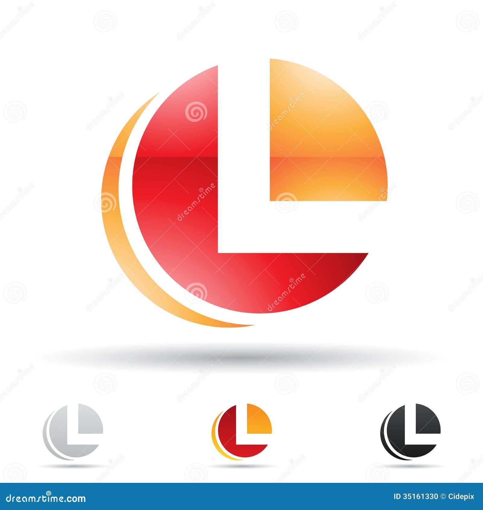 Abstract icon for letter L stock vector. Illustration of branding ...