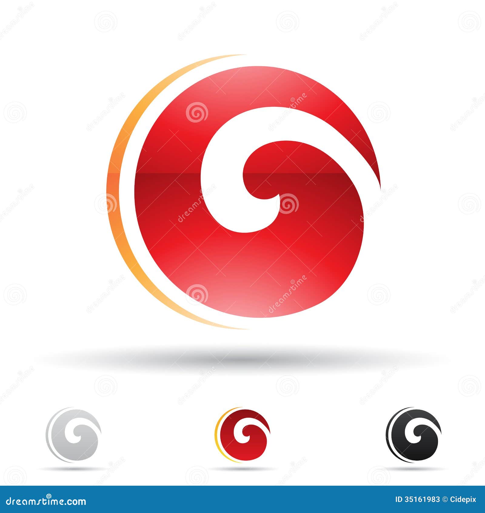 Abstract icon for letter O stock vector. Illustration of alphabet ...
