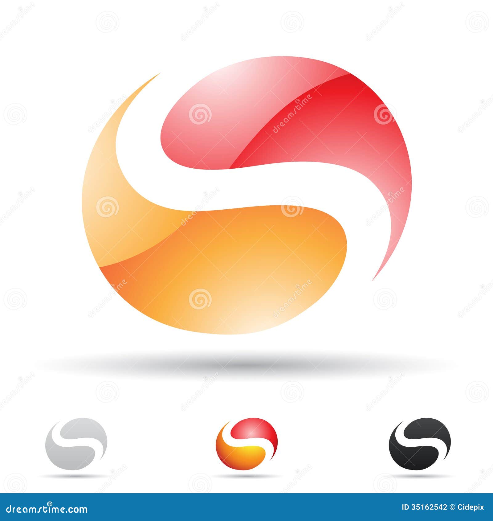 Abstract icon for letter S stock vector. Illustration of geometrical ...