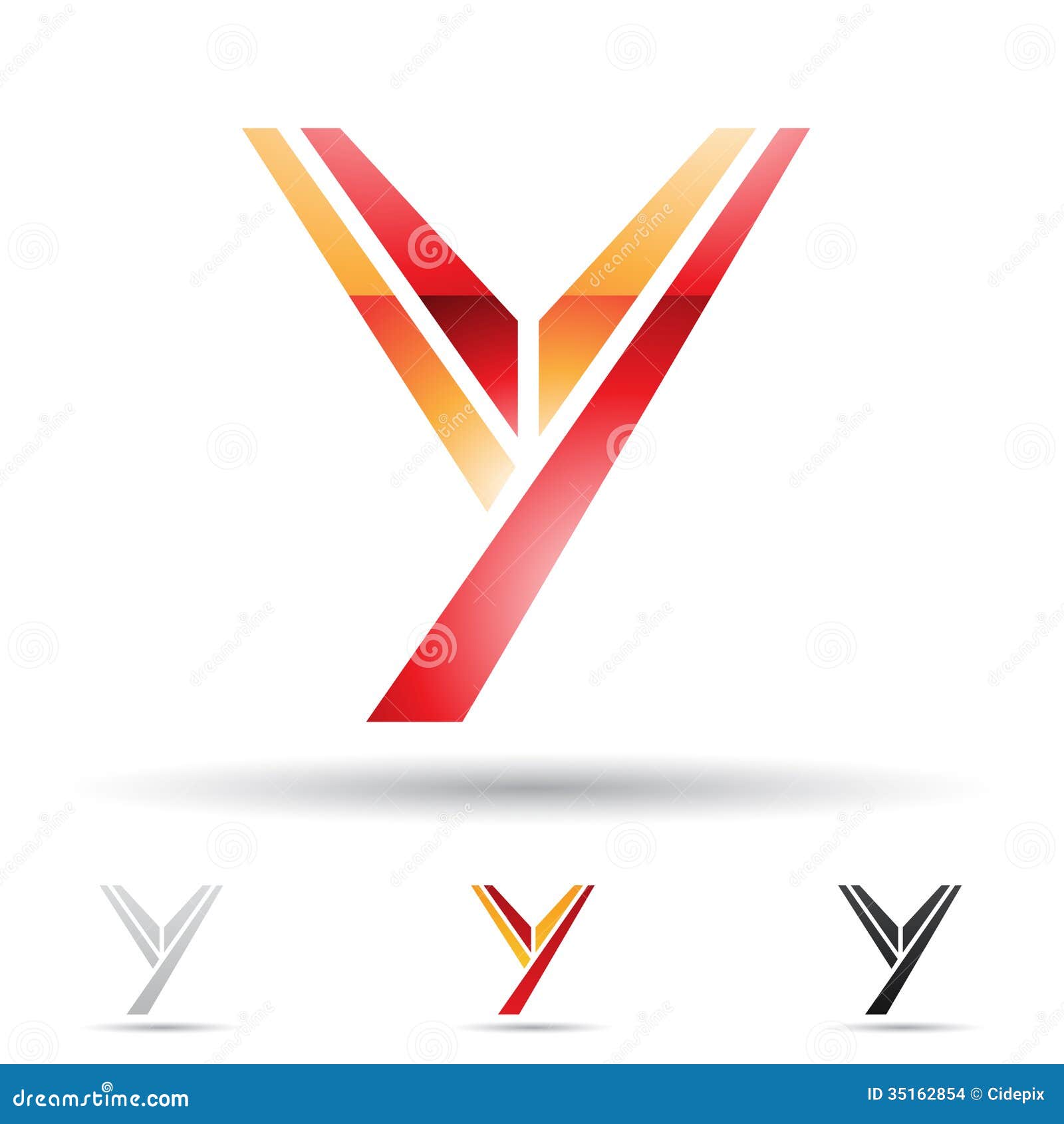 Abstract icon for letter Y stock vector. Illustration of collection ...