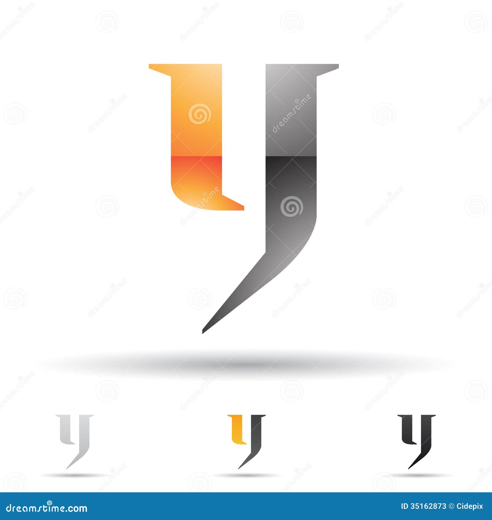 Abstract icon for letter Y stock vector. Illustration of branding ...