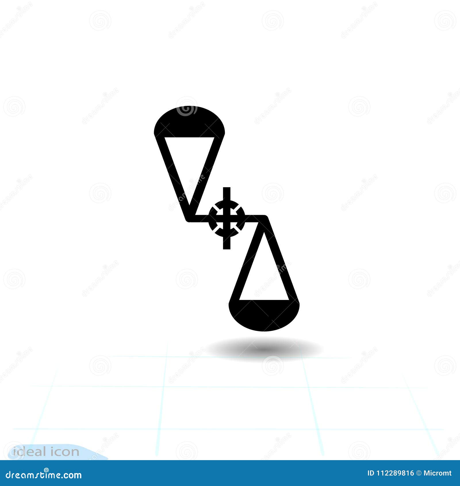 Abstract Icon Variable Gravity. Science Theoretical Physics Equations ...