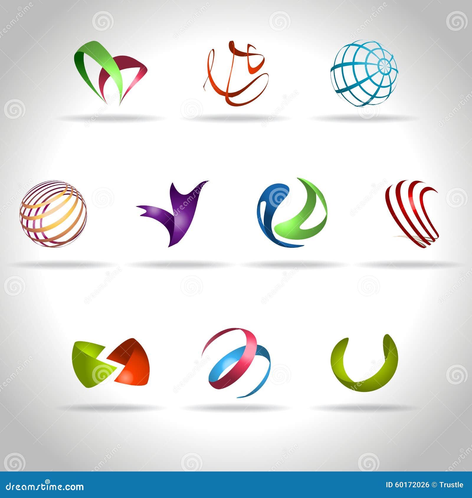 Abstract icon stock vector. Illustration of modern, collection - 60172026