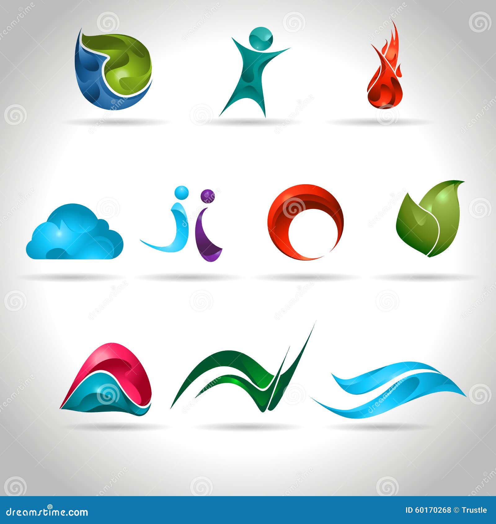 Abstract icon stock vector. Illustration of modern, design - 60170268