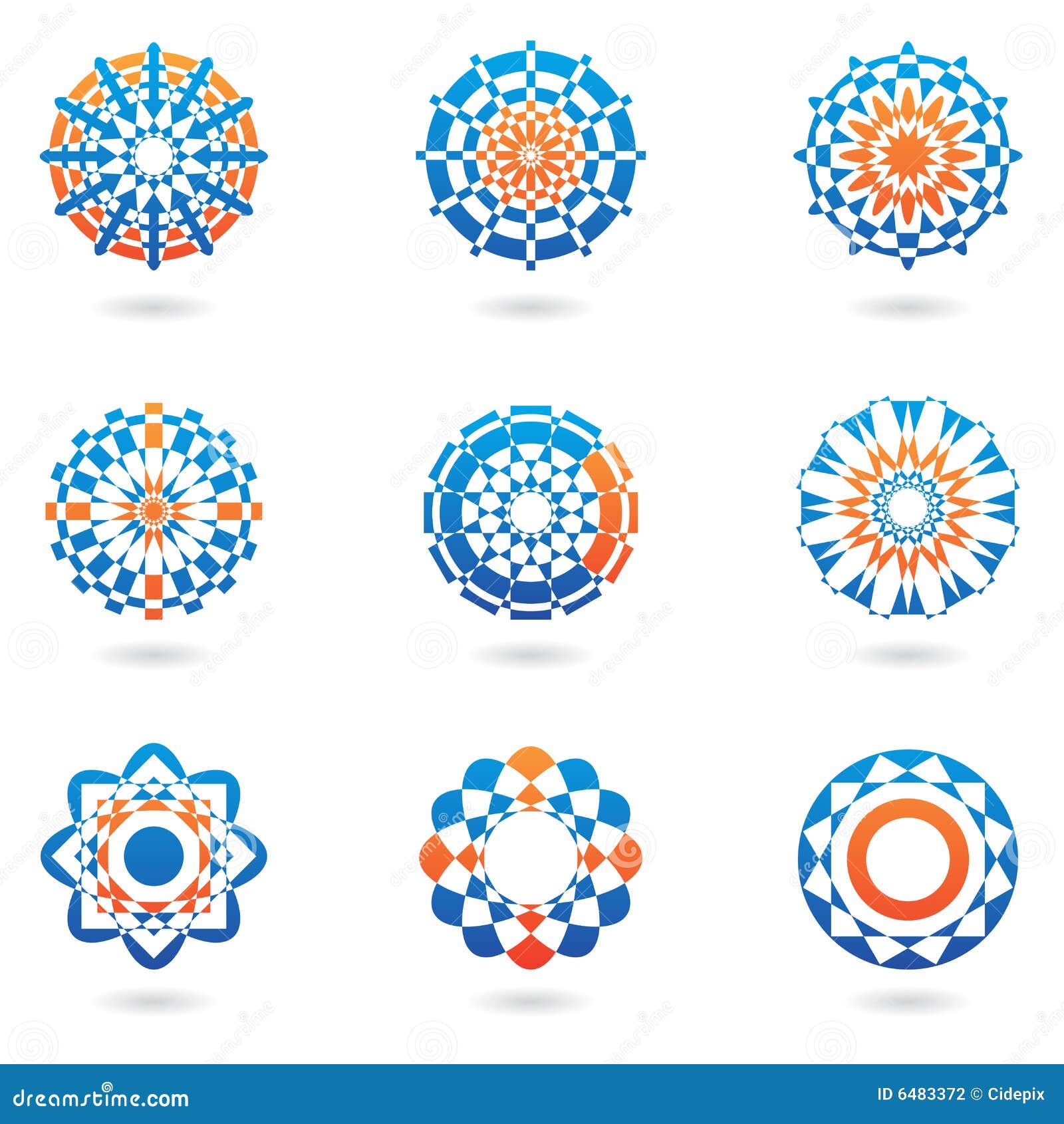 Abstract icons stock vector. Illustration of internet - 6483372