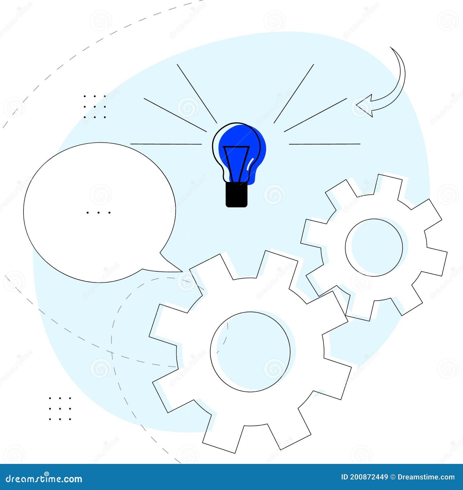 Abstract icons background stock vector. Illustration of concept - 200872449