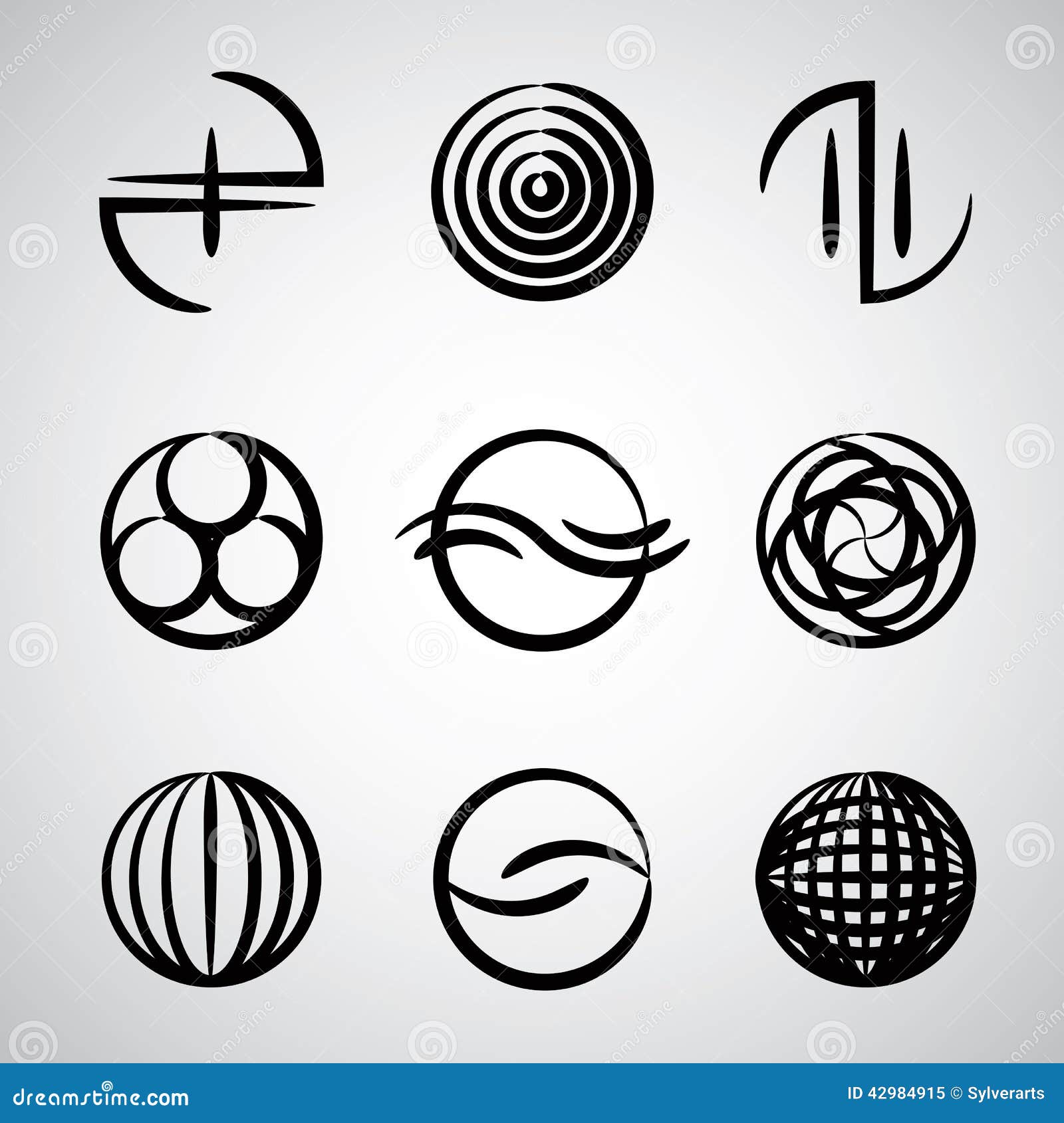 Abstract Icons Collection 2. Stock Vector - Illustration of abstract ...