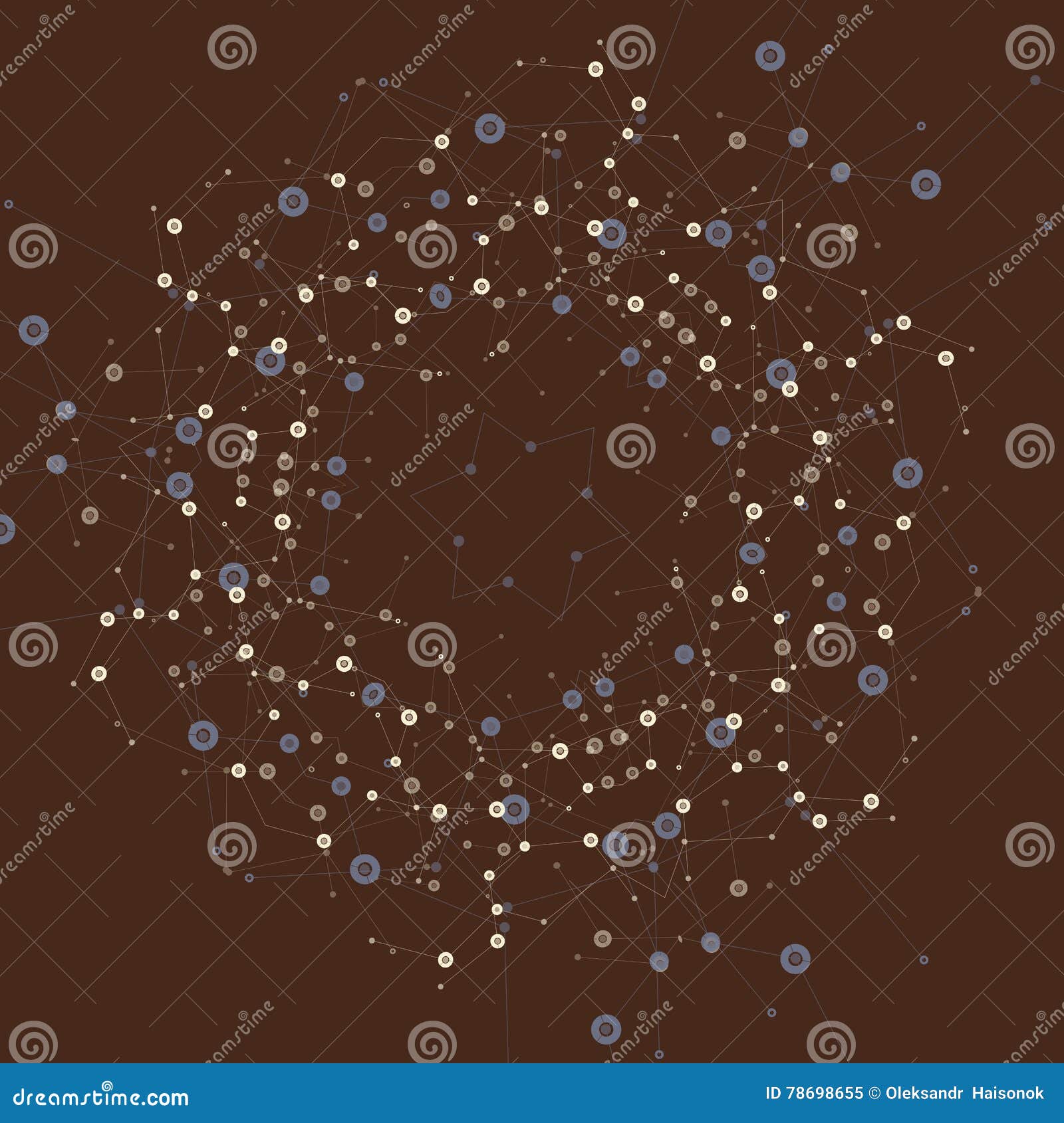 Abstract Idea Design in Connect Style. Vector Network Background Stock ...