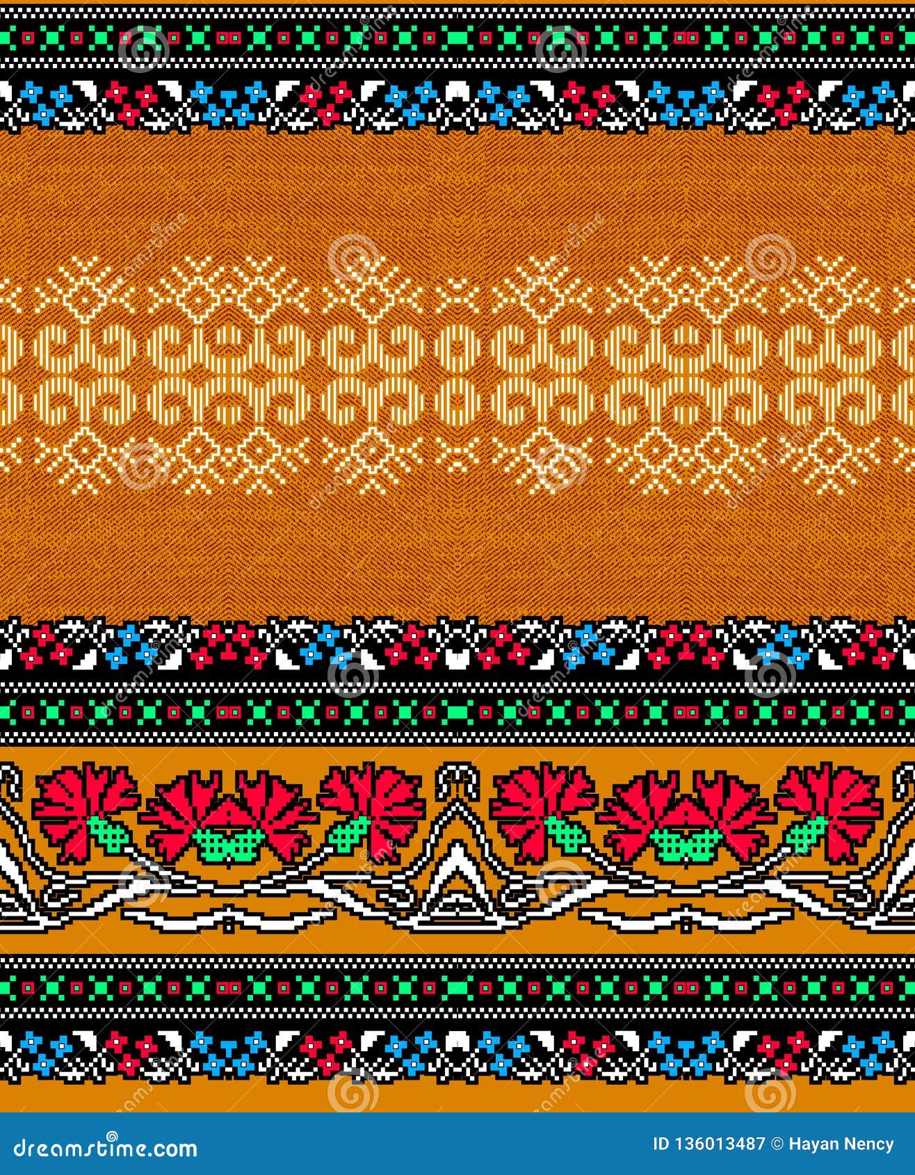 Paisley-Muster.Digital Textile Design Motif Gold Colorful Stock ...