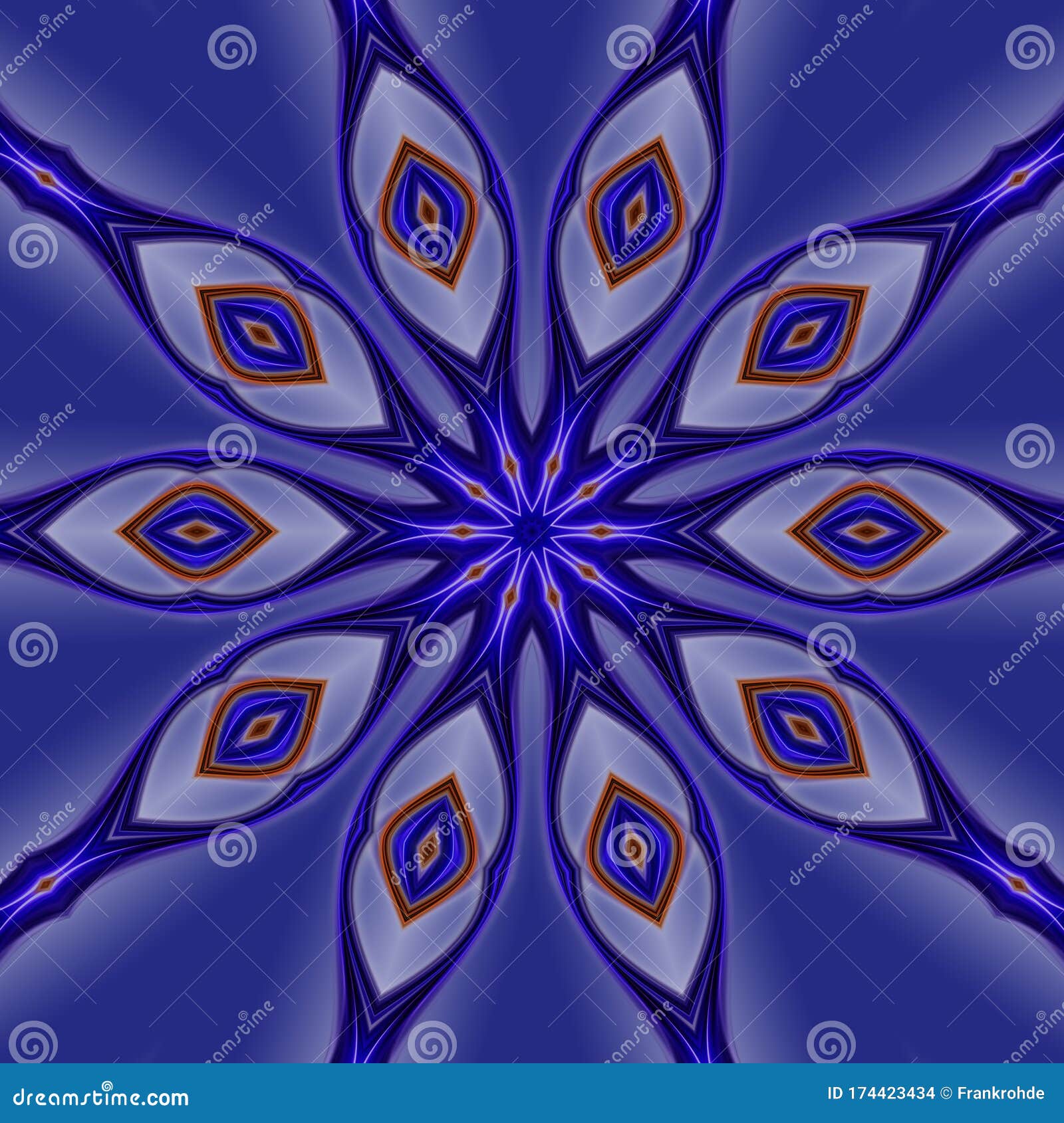 Abstract Illustrated Background Design Stock Illustration ...