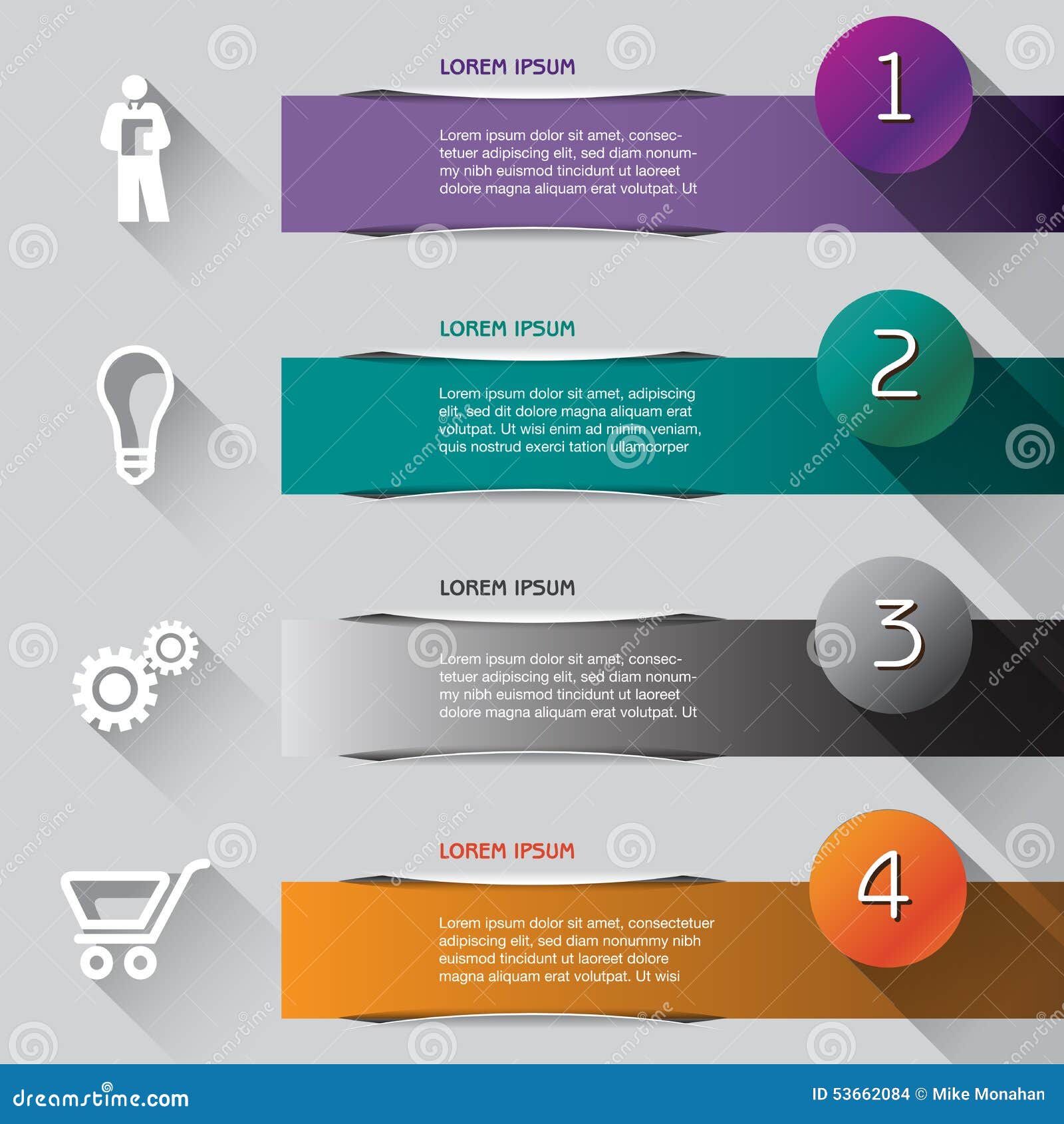 Abstract Illustrated Infographic Stock Vector - Illustration of data ...