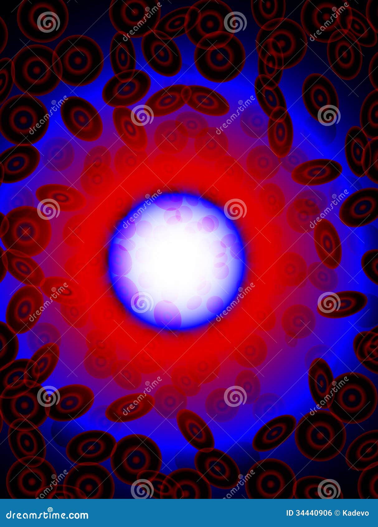 Abstract Illustration of Blood Stock Vector - Illustration of ...