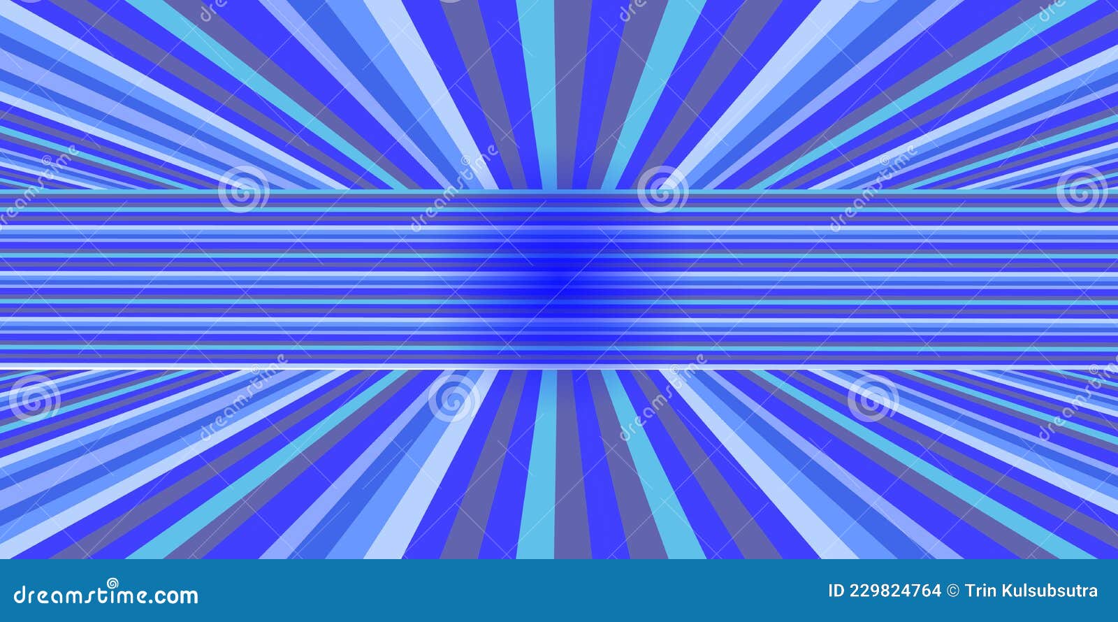 Abstract Illustration Blue Background. the Lines Spread Out from the ...