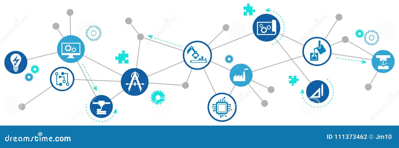 Engineering : Digitalization, Technology, Innovation - Abstract Concept ...