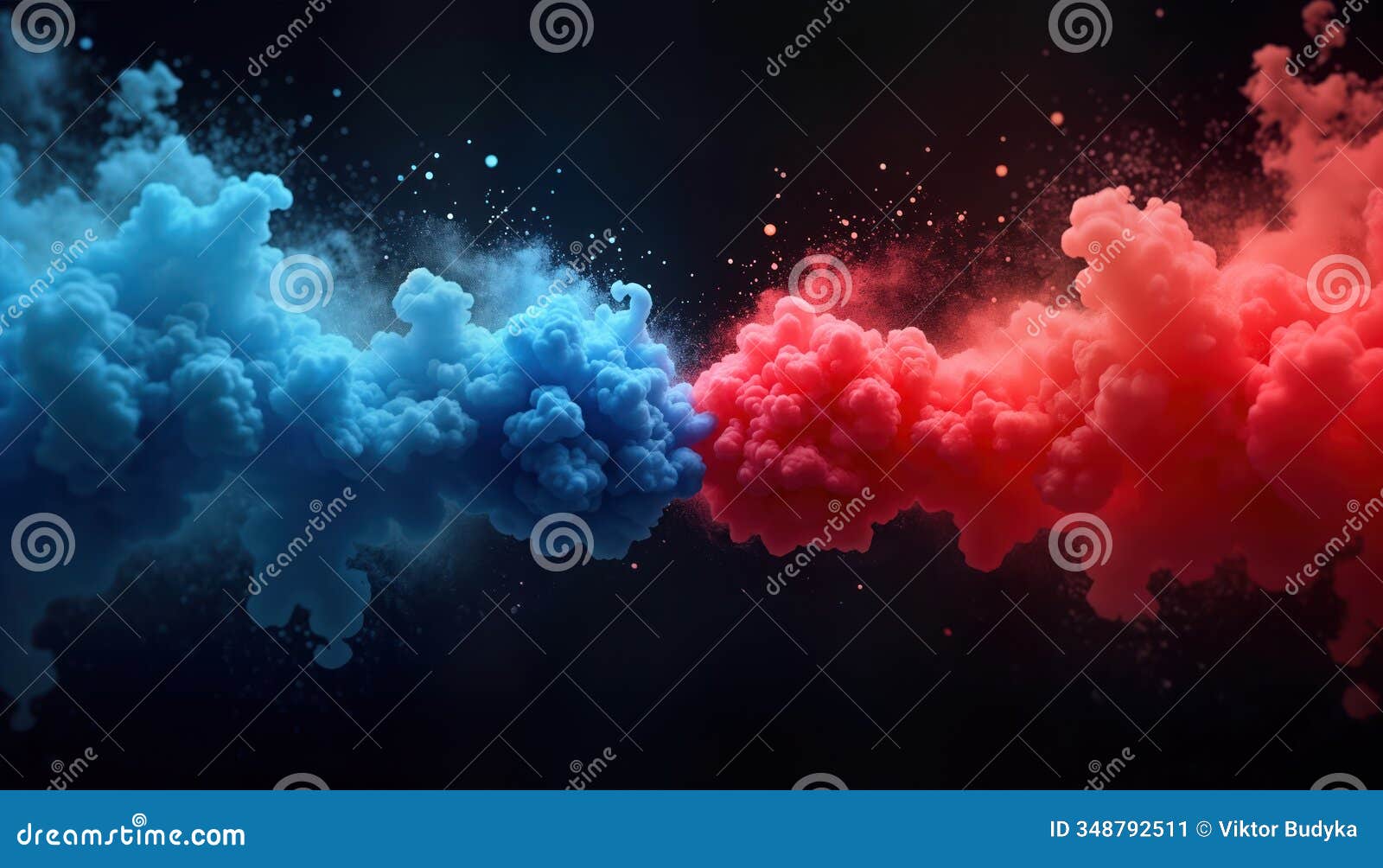Clash Of Two Neon Rays On Transparent Background. Vector Illustration ...