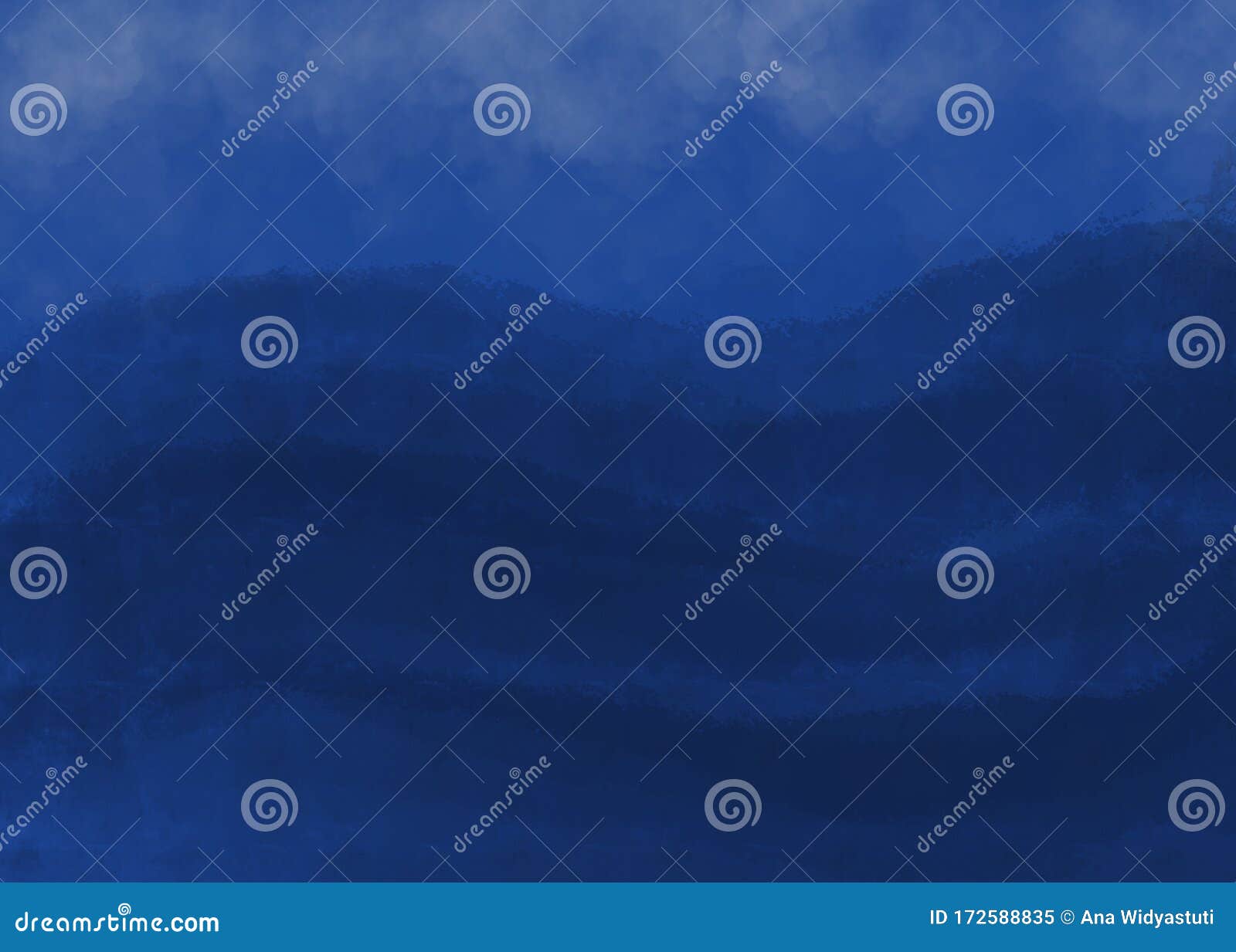 Abstract Illustration of Blue Sky and Cloudy Sky Background Stock ...