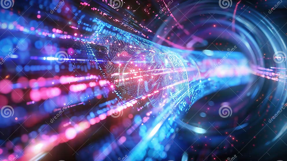 Abstract Illustration of Boson, Quantum Mechanics. Stock Photo - Image of futuristic, atom ...