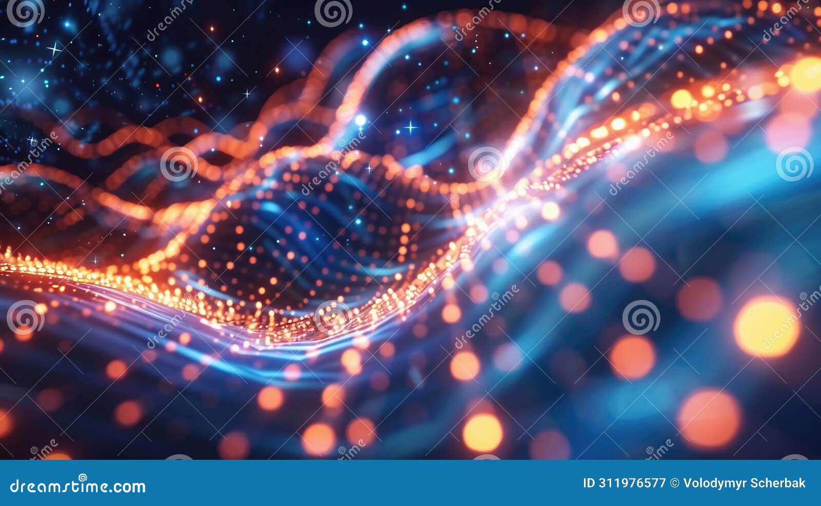 Abstract Illustration of Boson, Quantum Mechanics. Stock Image - Image ...
