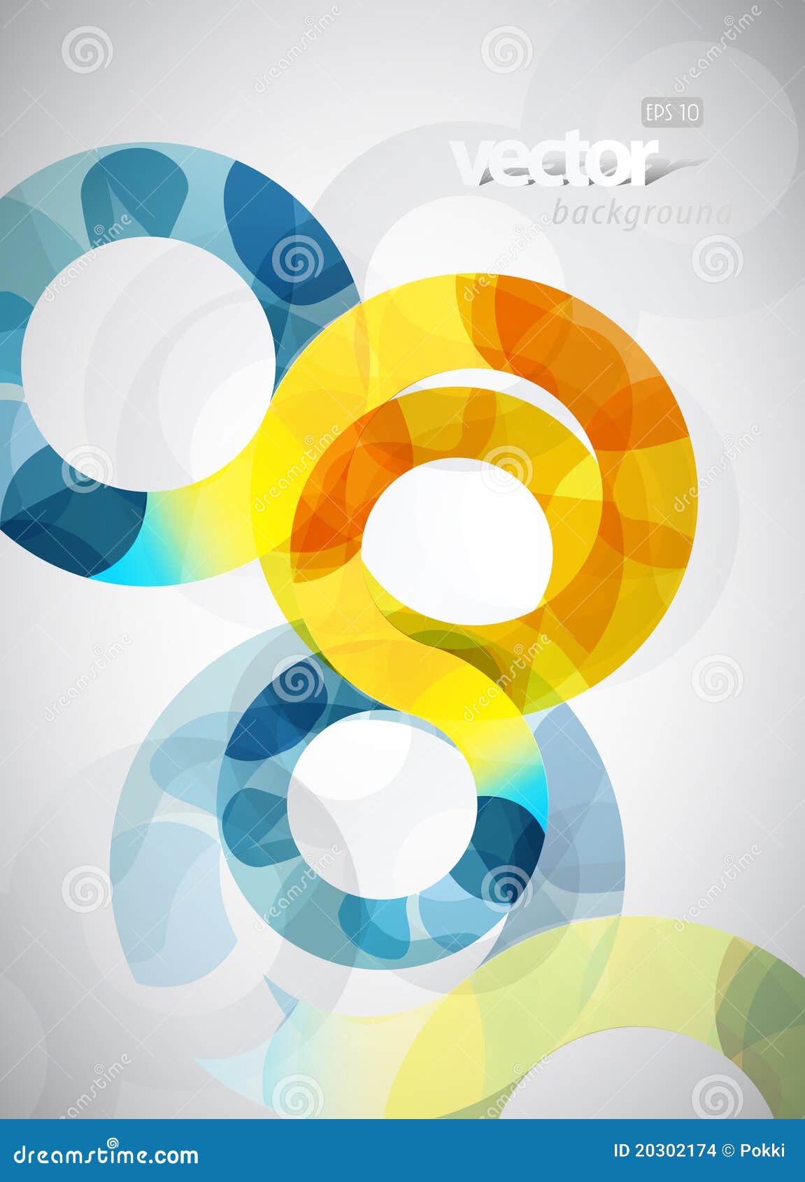 Abstract Illustration with Circles. Stock Vector - Illustration of ...