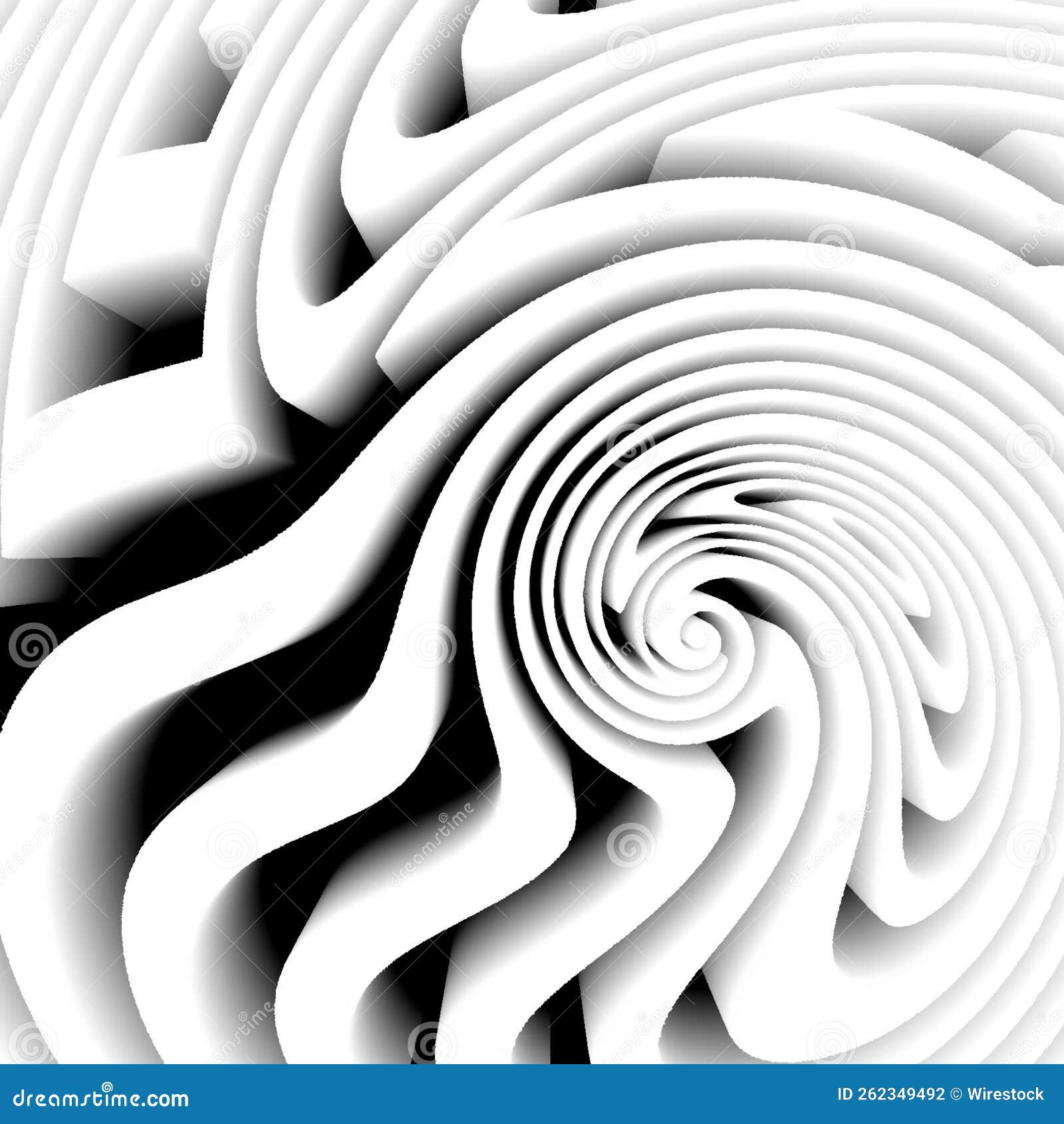 Abstract Illustration of Colorful Snipping Strips Stock Illustration ...